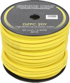Bobine de câble audio Ground Zero GZPC-20Y de 50 mètres avec une ...